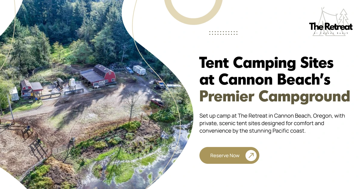 Tent Camping Sites at Cannon Beach's Premier Campground